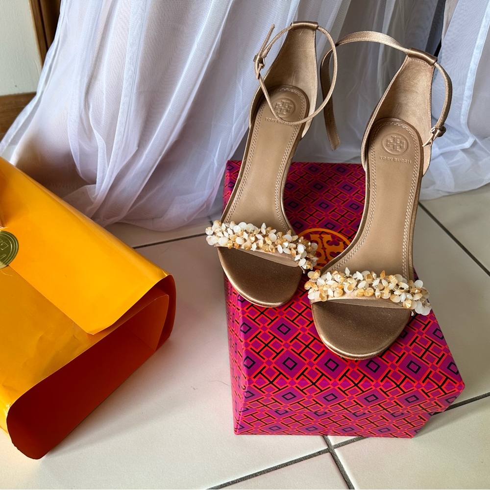 Tory Burch Logan Stiletto Heels New! - Gem